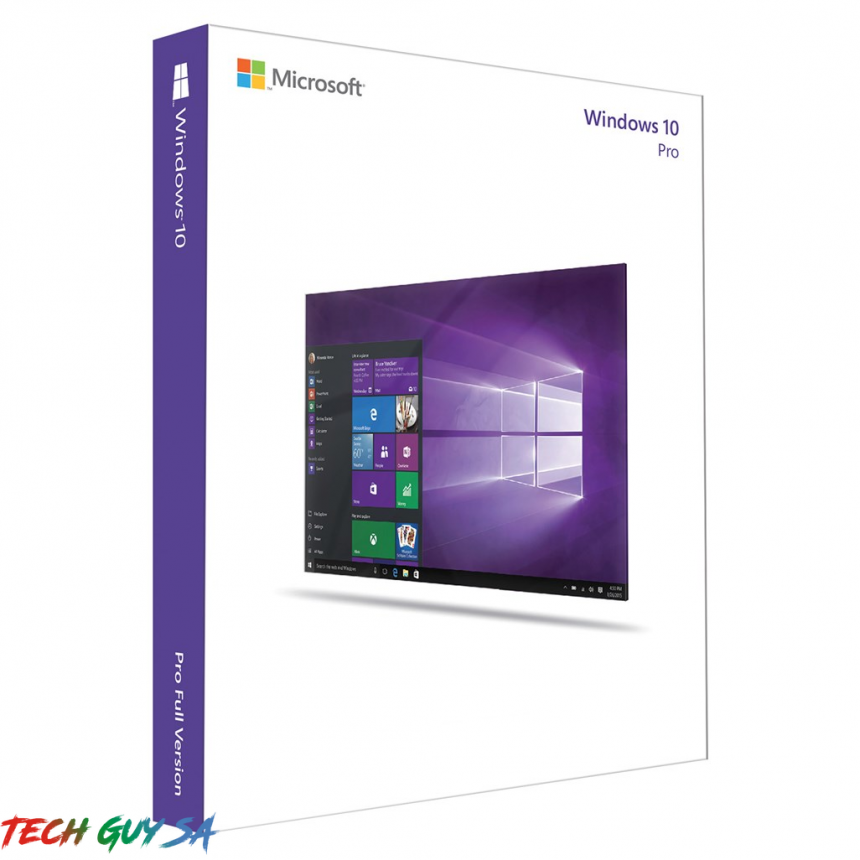 Microsoft Windows 10 Professional - Retail - End of Life - Tech Guy SA