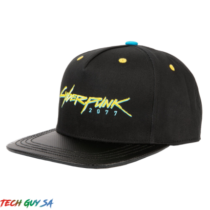 CYBERPUNK 2077LOGO SNAP BACK CAP BLACK - End of Life - Tech Guy SA