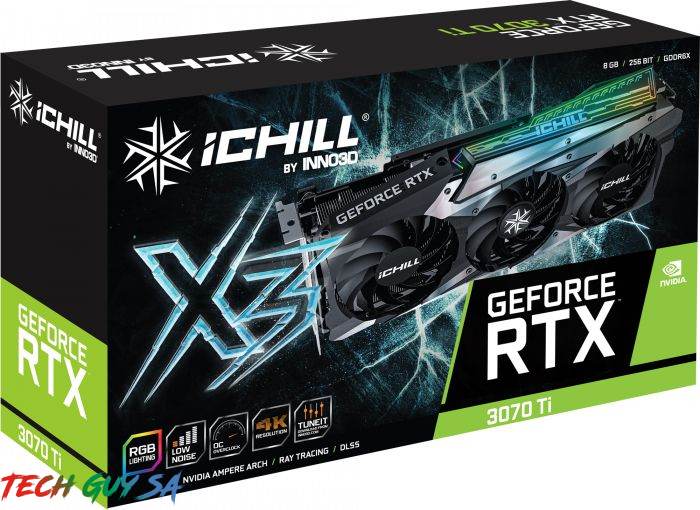 Inno3D GeForce RTX 3070 Ti iChill X3 - End of Life - Tech Guy SA
