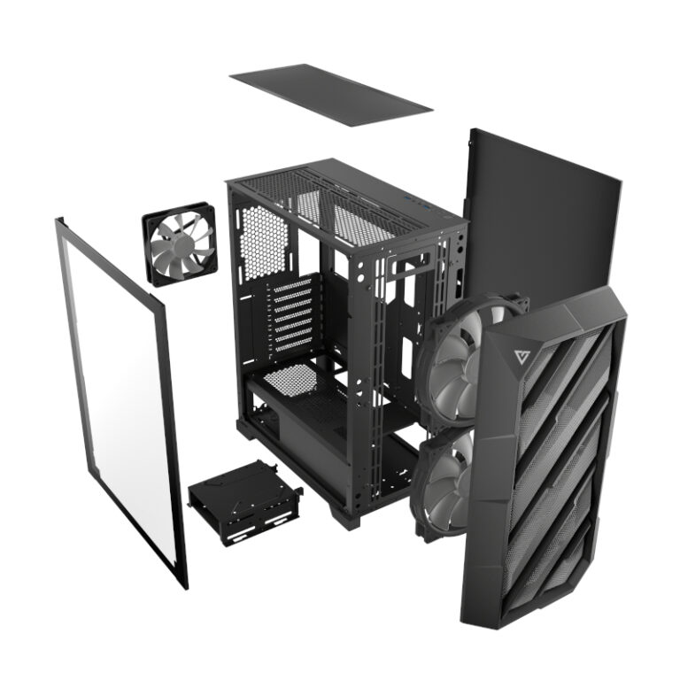 Antec NX700 ATX | Micro-ATX | ITX ARGB Mid-Tower Gaming Chassis - Black ...