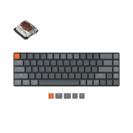 Keychron K7 ANSI 65% Layout 68 Key - Brown Switch RGB Hot-Swap ...
