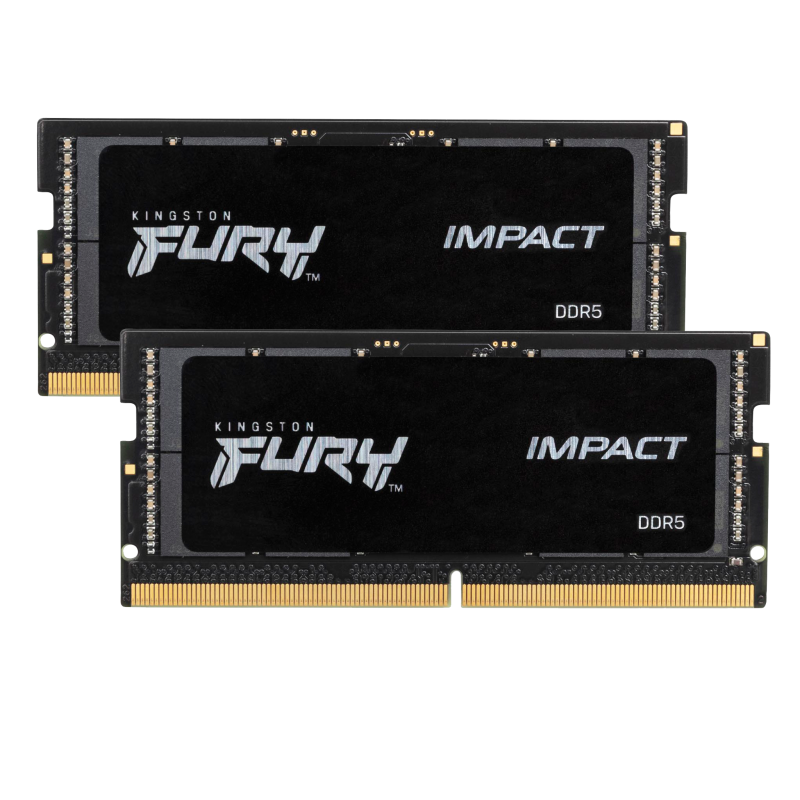 Kingston FURY Impact DDR5 Memory SODIMM - 64GB (2x32GB) - 5600Mhz CL40 ...