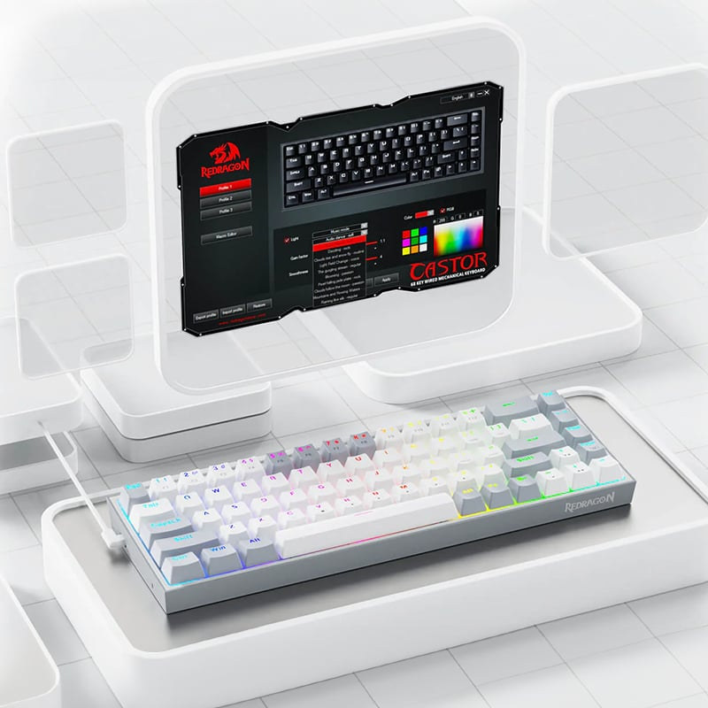 Redragon Mechanical Caster Wired Gaming Keyboard - Tech Guy SA